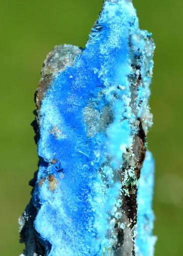 Cyanotrichite - 104 grams - Qinglong Mine, Dachang Sb ore field ...