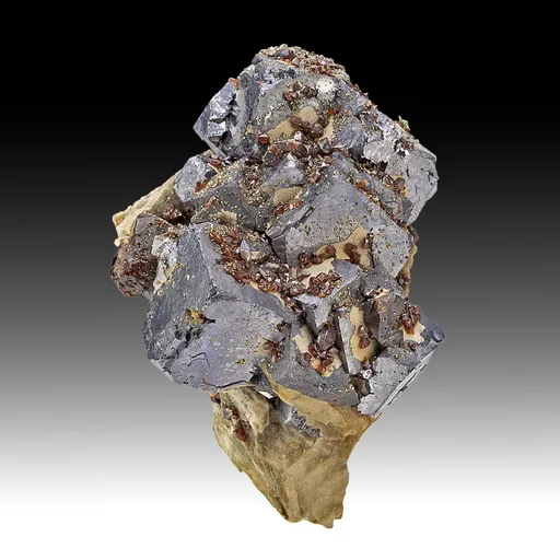Galena with Sphalerite - Picher Field, Oklahoma, USA
