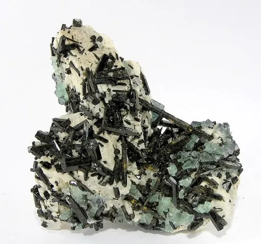 Schorl, Fluorite, Feldspar Group - Erongo Mountains, Erongo Region, Namibia